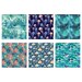 Ocean Beauty Seamless Digital Paper - Seamless Deep Sea Watercolor ...