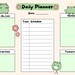 Cute Frog Digital Planner Download Bundle, Digital Download Planner ...