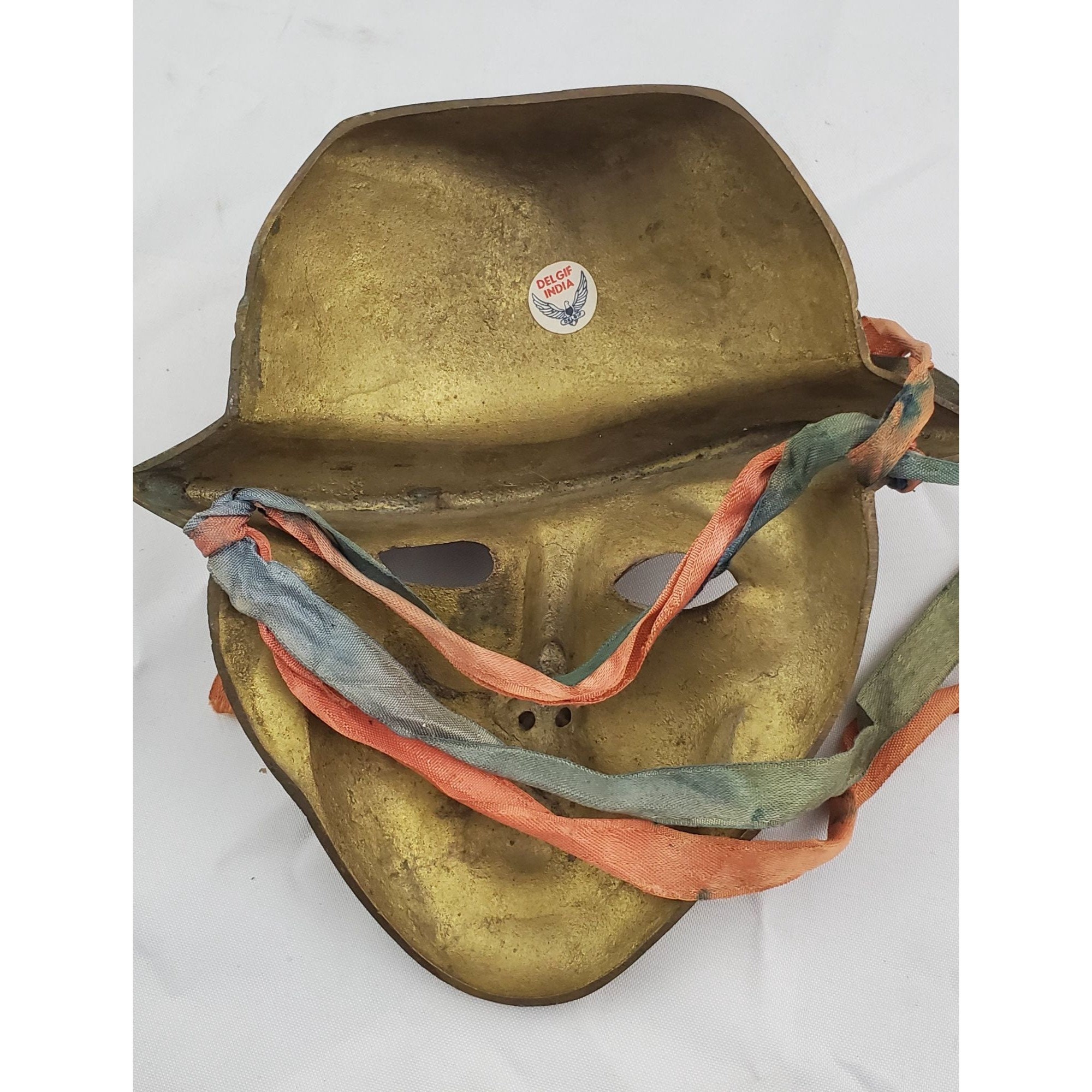 Vintage Delgif India Brass Cast Theatre Mask Man With Fedora Hat - Etsy ...