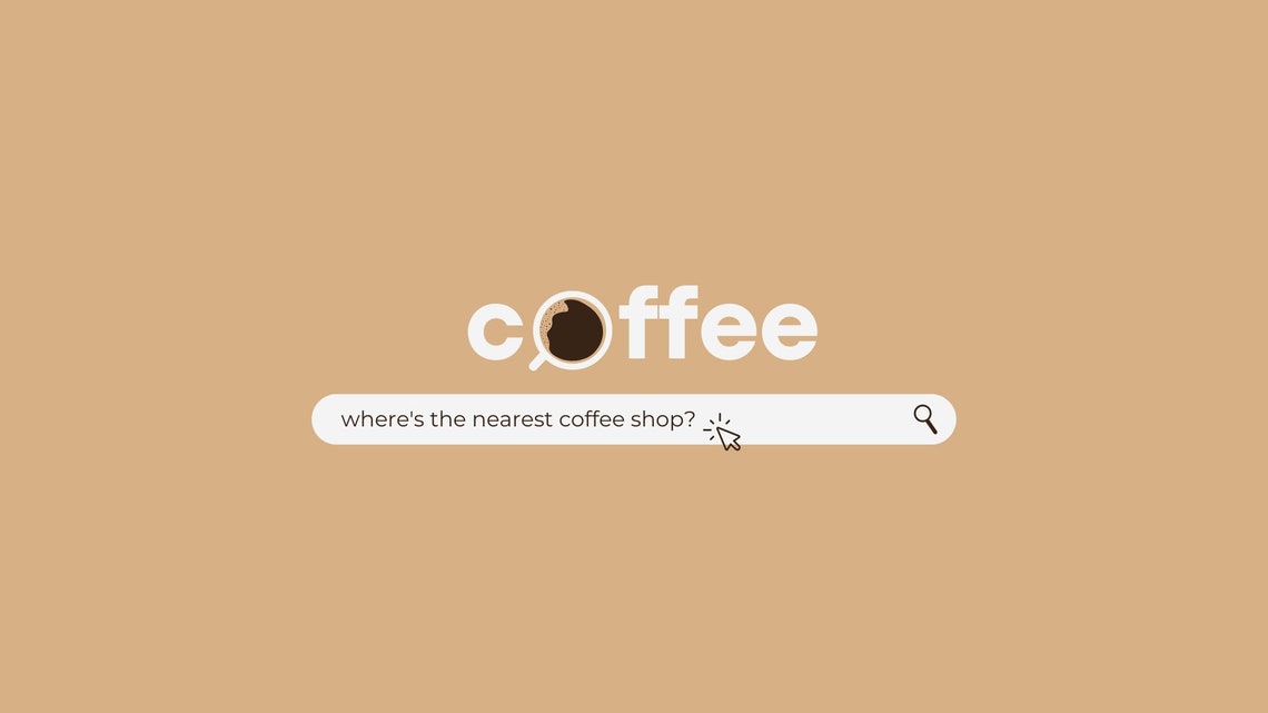 Coffee Desktop Background, Aesthetic Computer Background, Computer ...