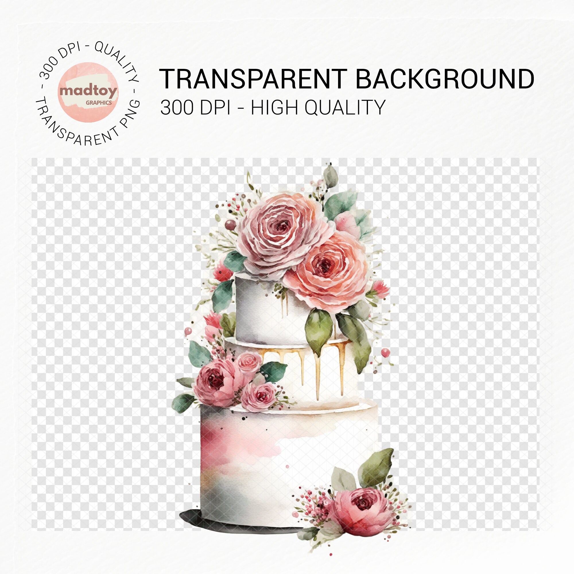 Red Wedding Cake Clip Art