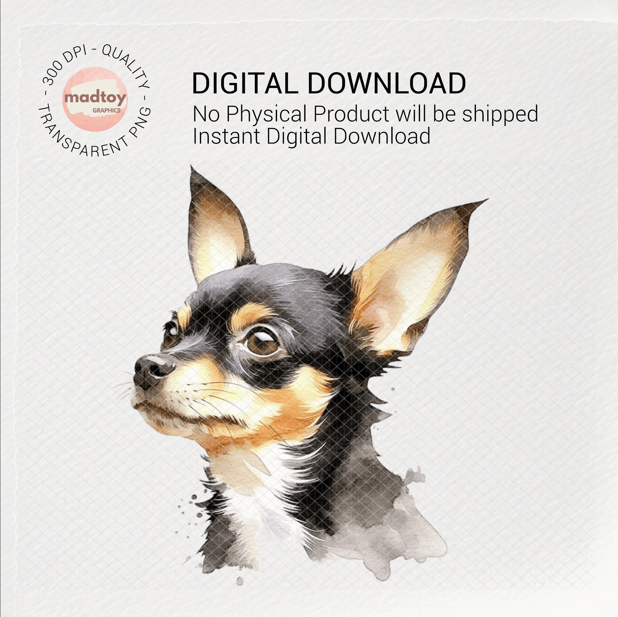 Chihuahua Clipart Little Cute Dog Png for Sublimation - Etsy