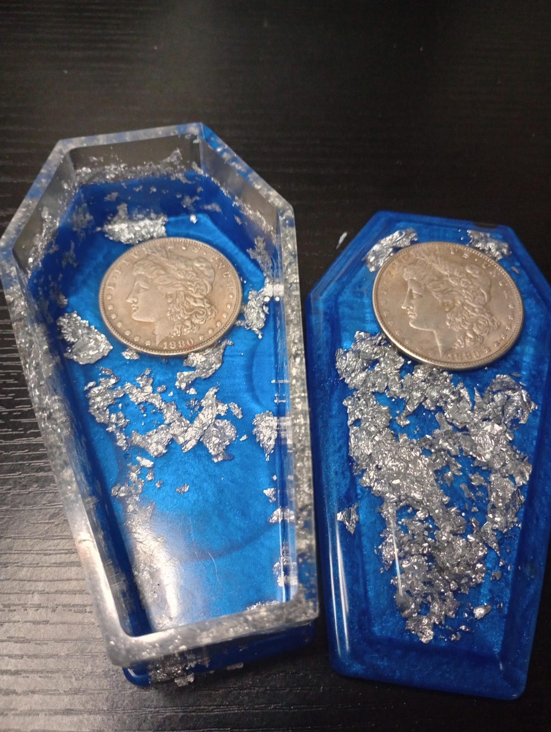 SILVER MORGAN Coffin/storage Box/ Collectible Numismatic/specialty Coin ...