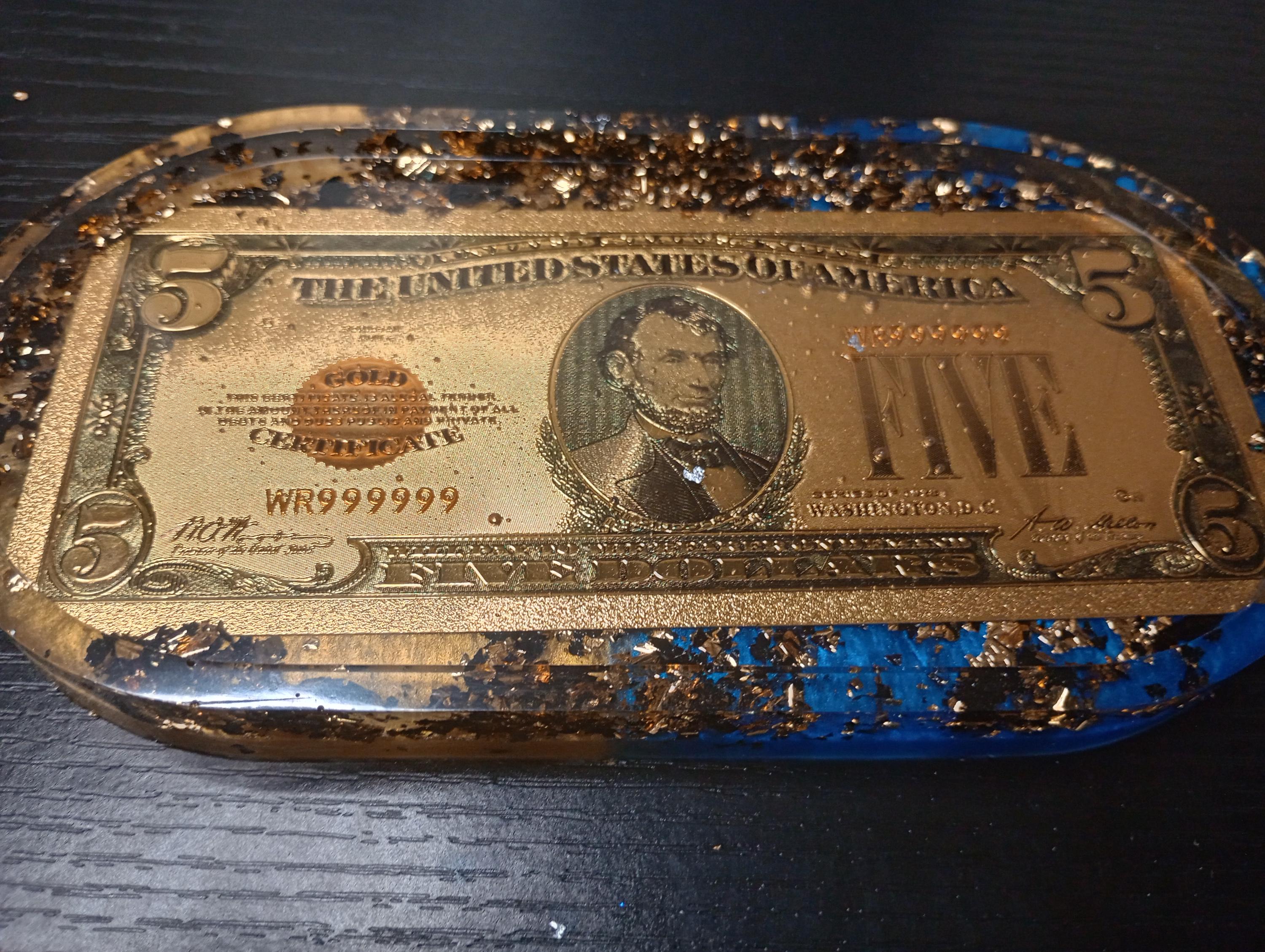 Gold Dollar Bill Trays, New to Coin Collecting Trays, Collectible ...