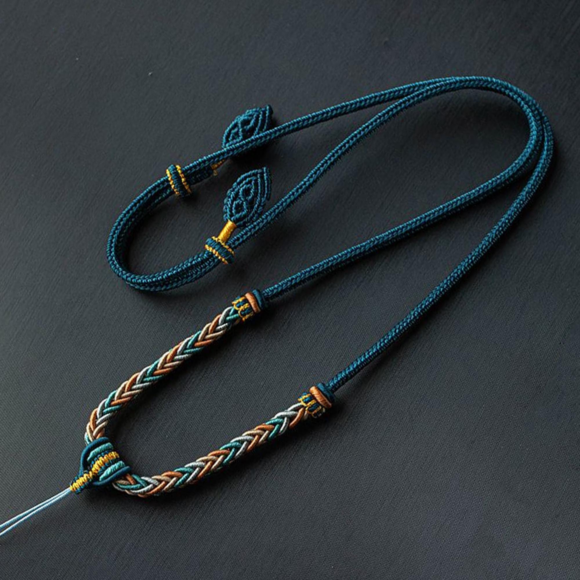 Handmade Adjustable Braided Necklace Cord, Jewelry DIY – Unisex Rope ...