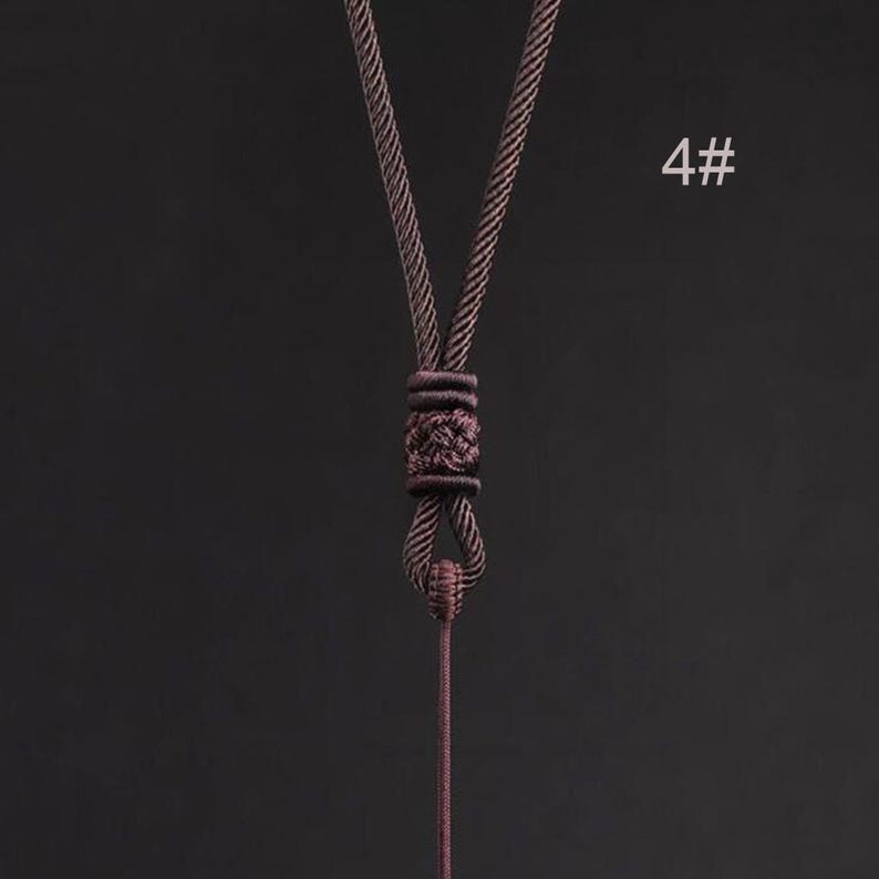 Handmade Braided Necklace Cord, Adjustable Rope Chain for Pendant ...