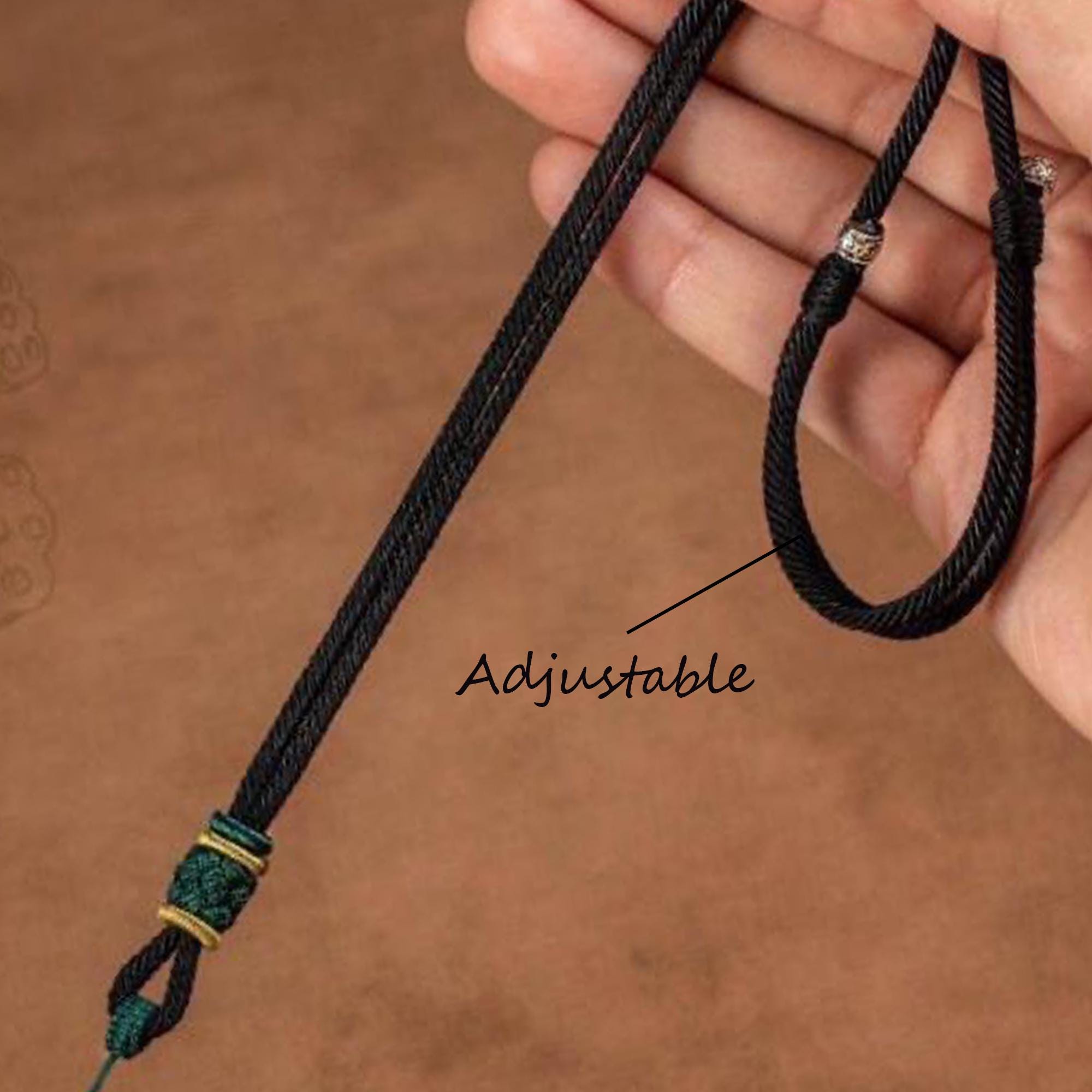 Handmade Braided Necklace Cord, Adjustable Rope Chain for Pendant ...