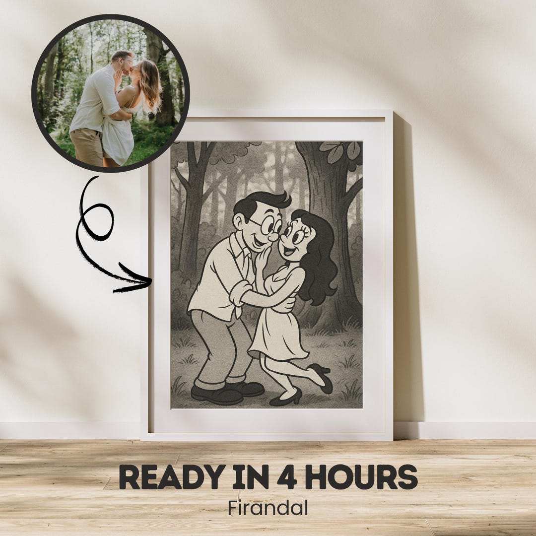 Custom Fleischer Studios Style Portrait | Rubber-hose Cartoon Art ...