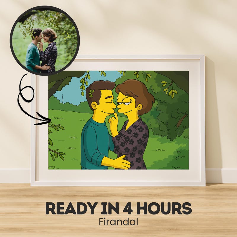 Simpsons Portrait - Etsy