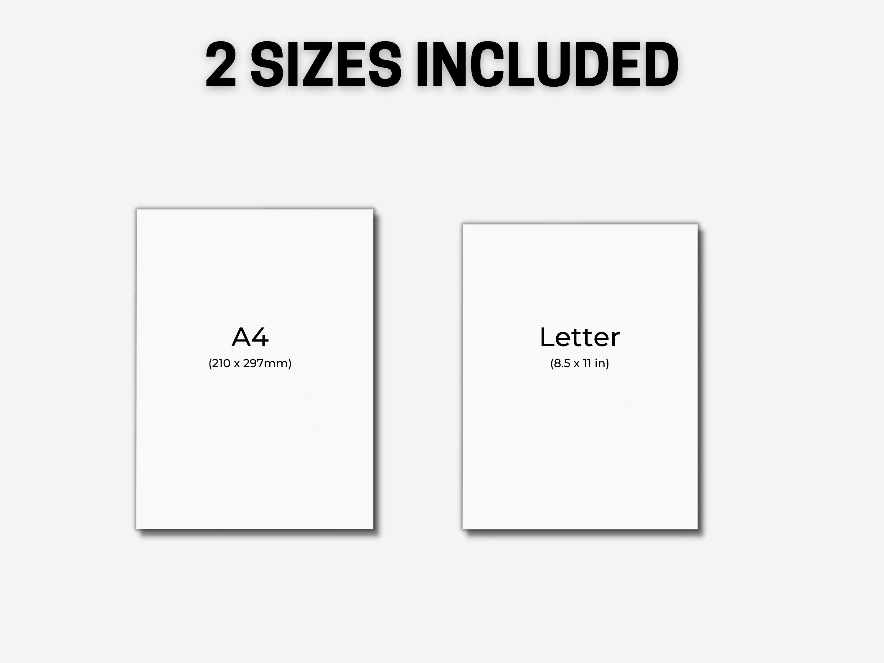 2025 Calendar | 2 Months per Page | Minimalist Calendar | Printable PDF ...