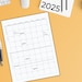 2025 Calendar | 2 Months per Page | Minimalist Calendar | Printable PDF ...
