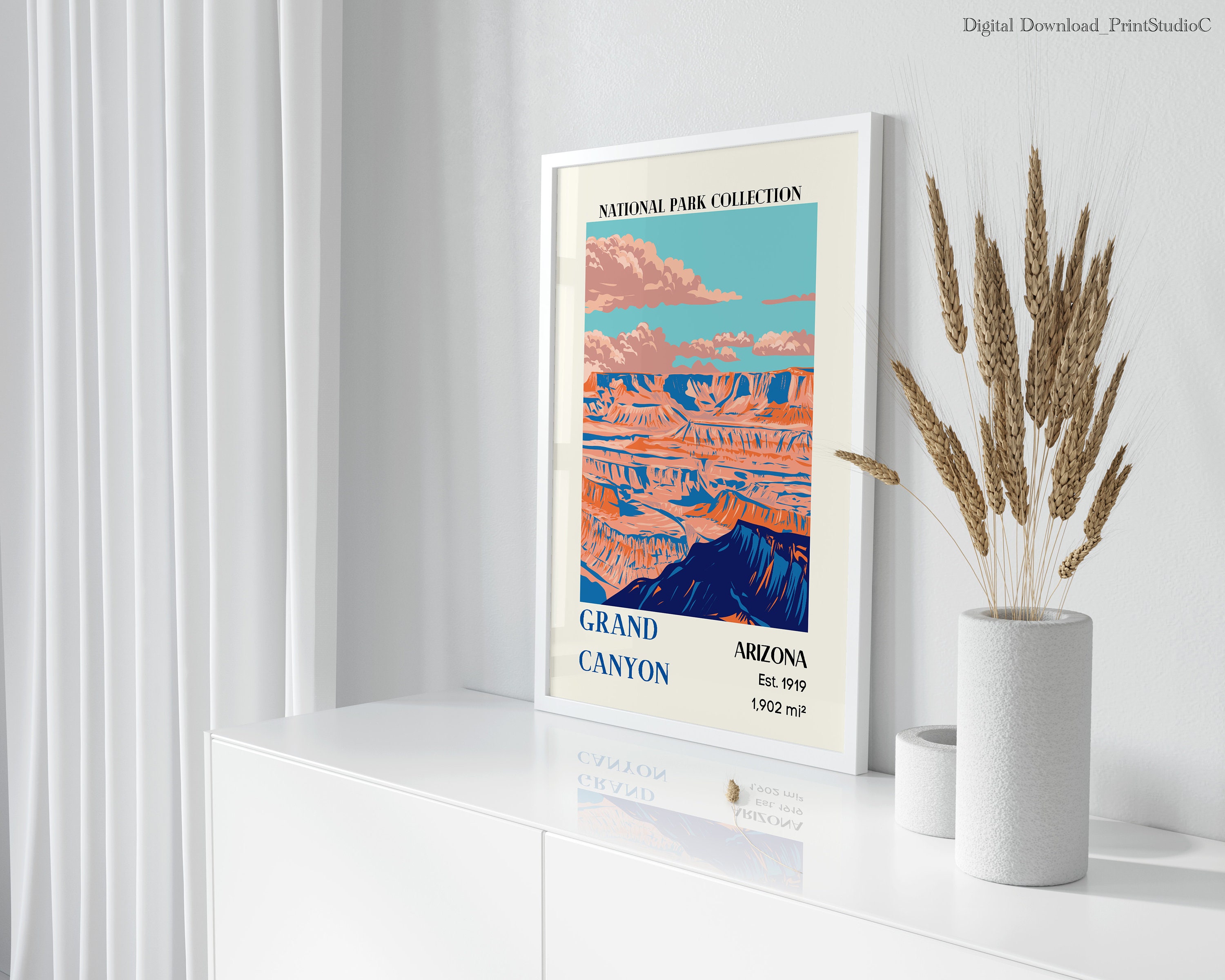 Grand Canyon Arizona Art, National Park Prints, Wall Art Prints ...