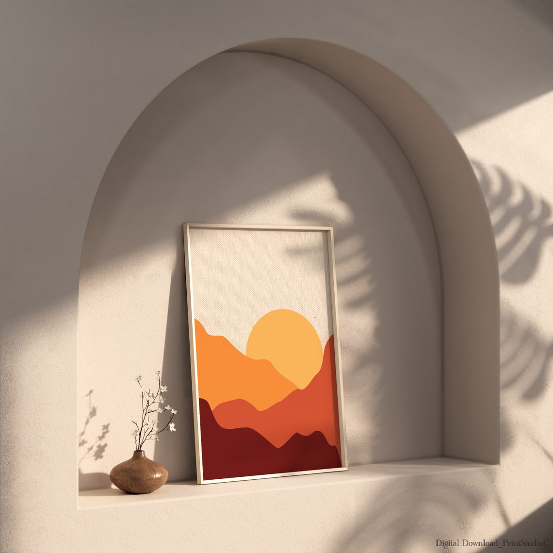 Printable Painting Boho Abstract Art Printable Wall Art - Etsy