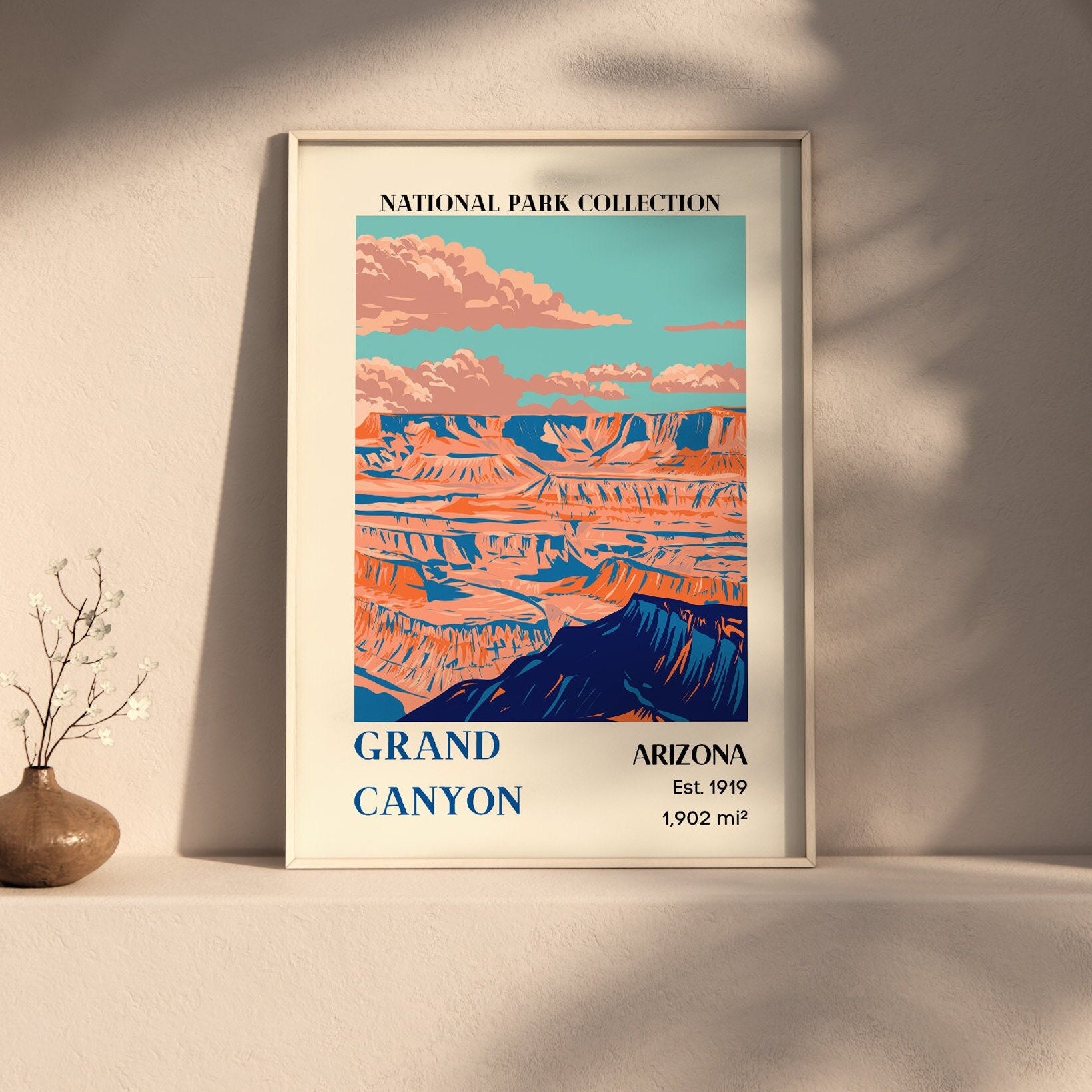 Grand Canyon Arizona Art, National Park Prints, Wall Art Prints ...