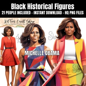 Black Historical Figures, Clipart, Includes 21 Famous Black Historical ...