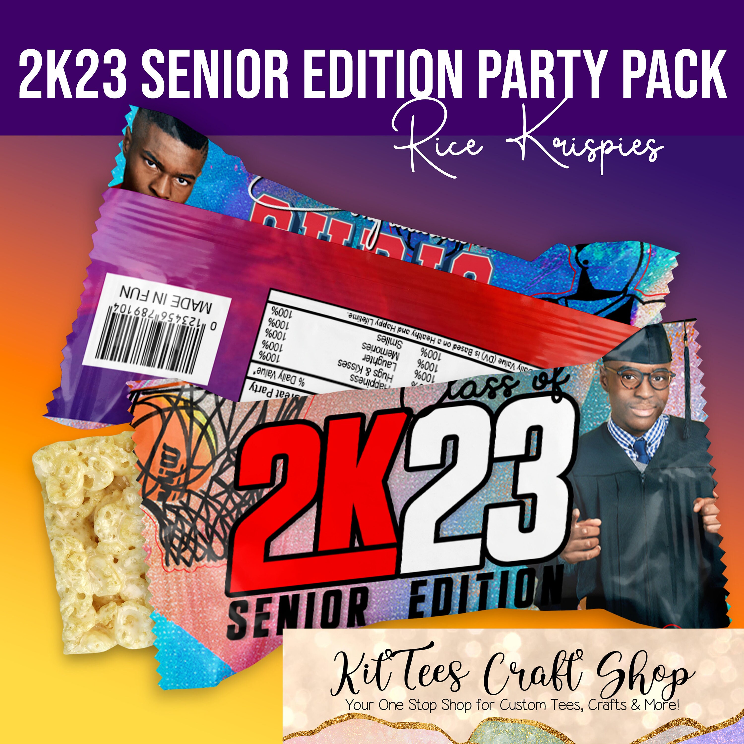 Class of 2k24 Senior Edition, DIGITAL Party Package, We Edit You Print ...