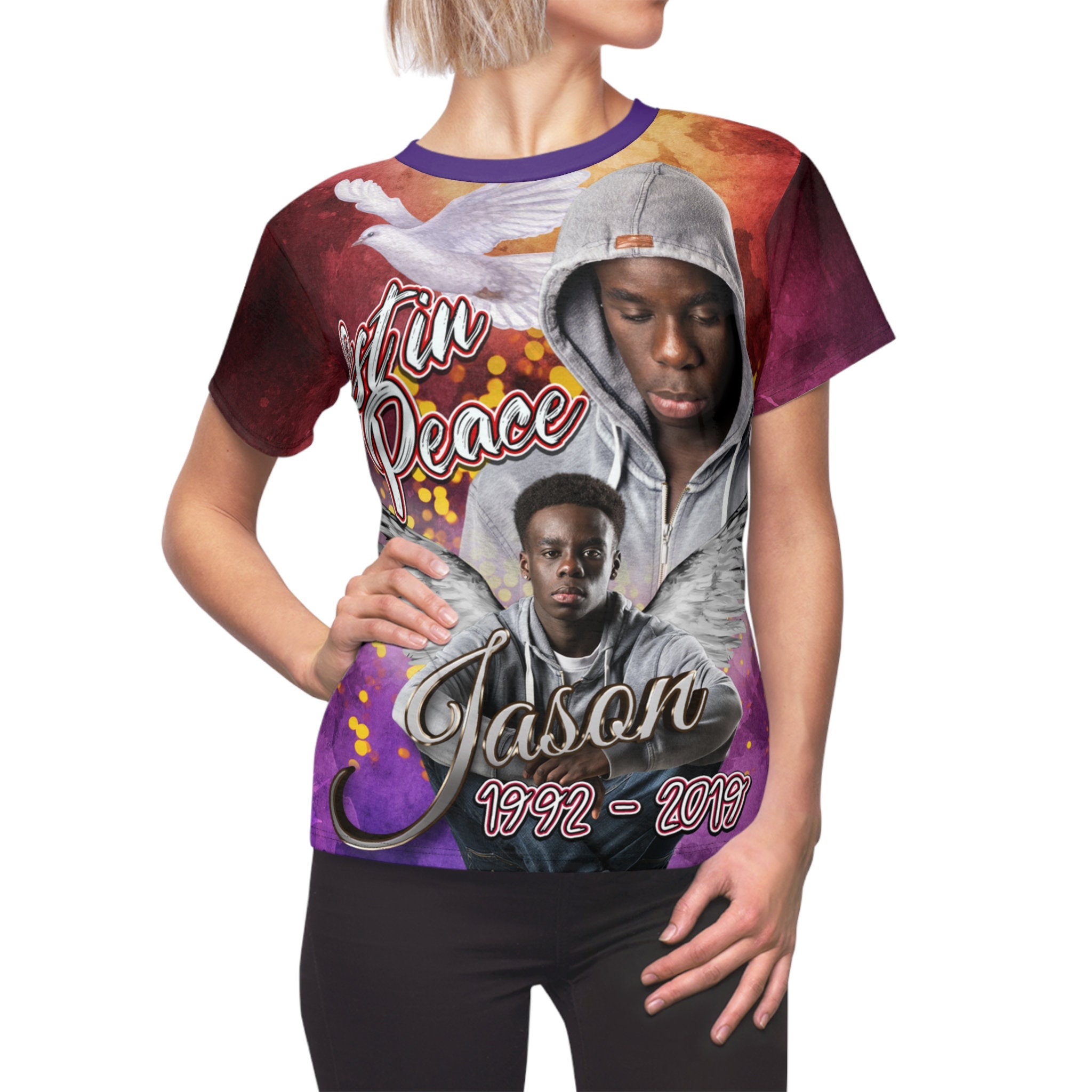 RIP Memorial Shirt, Rest in Heaven Memorial Tee, in Loving Memory Of ...