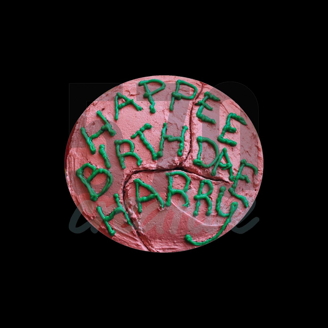 Happee Birthdae Harry PNG Harry Potter Birthday Cake - Etsy