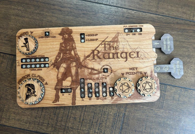 Dnd Character Trackers | Dungeons and Dragons | Personalizable - Etsy