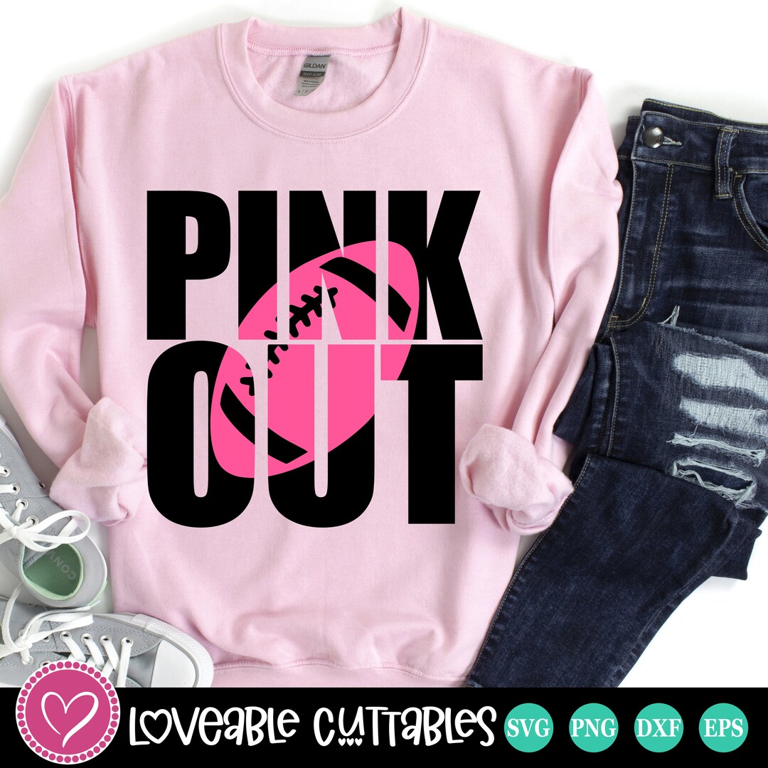 Pink Out SVG, Pink Out PNG, Breast Cancer SVG, Svg Files for Cricut and ...