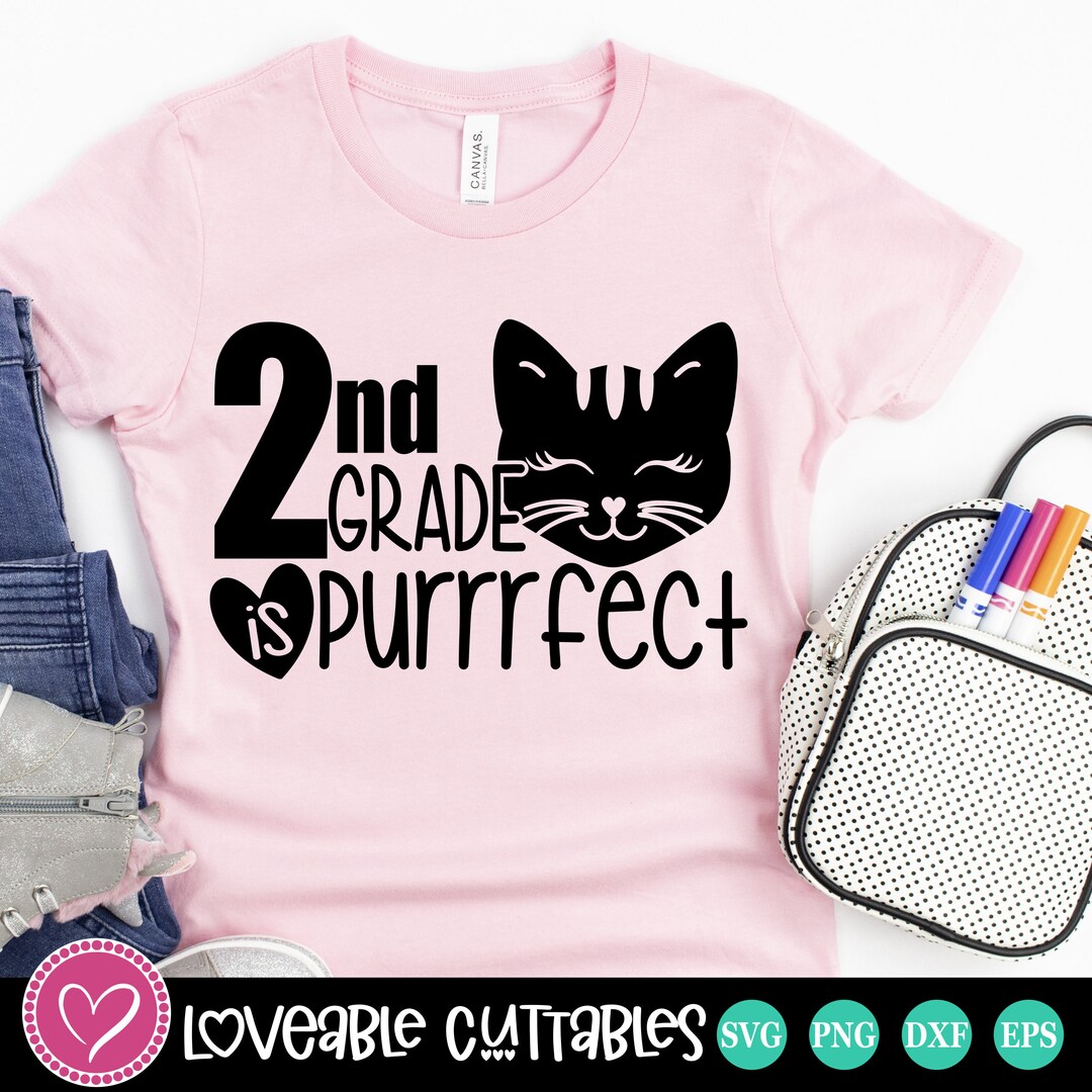 2nd Grade SVG, Back to School SVG, First Day of School SVG, Svg Files ...