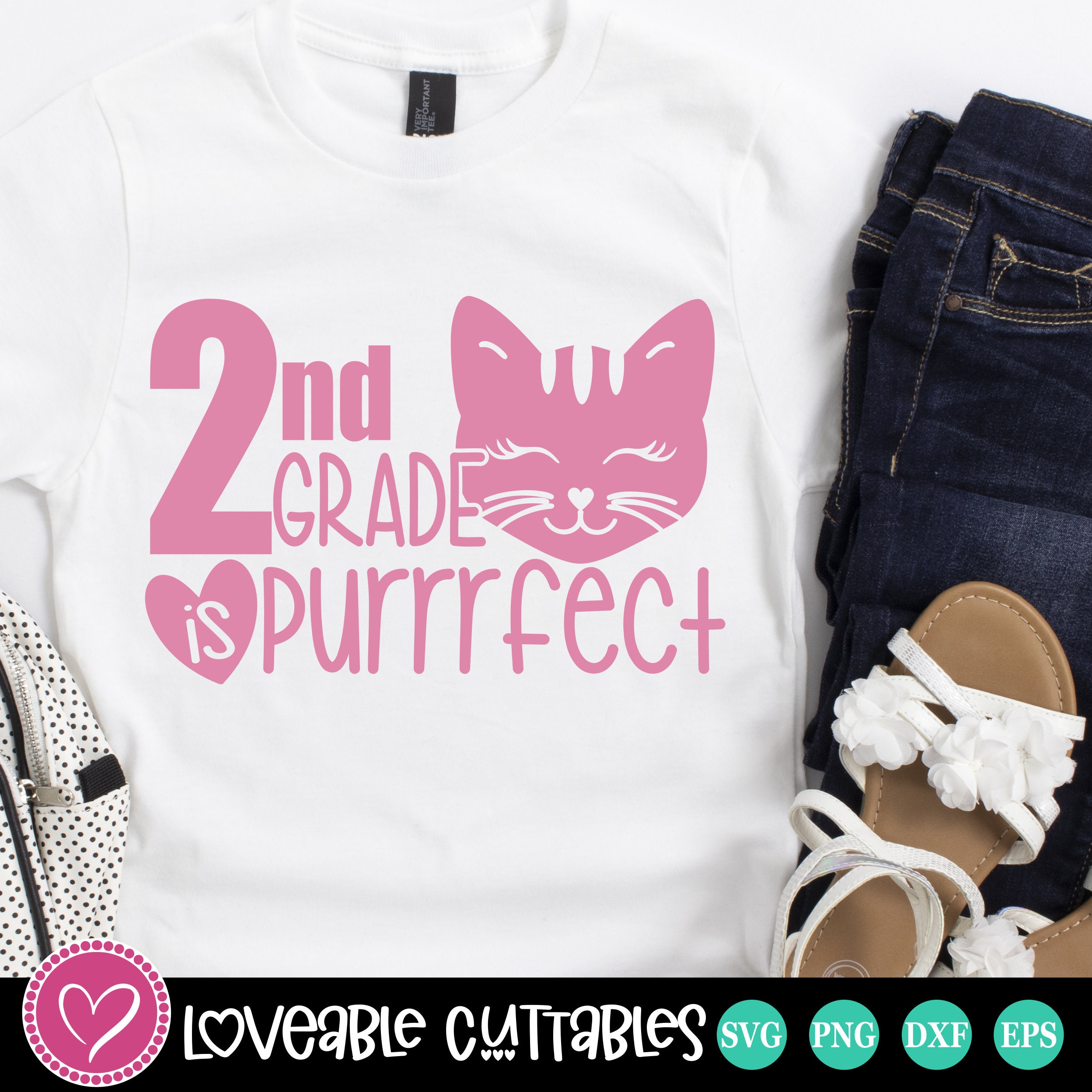 2nd Grade SVG, Back to School SVG, First Day of School SVG, Svg Files ...