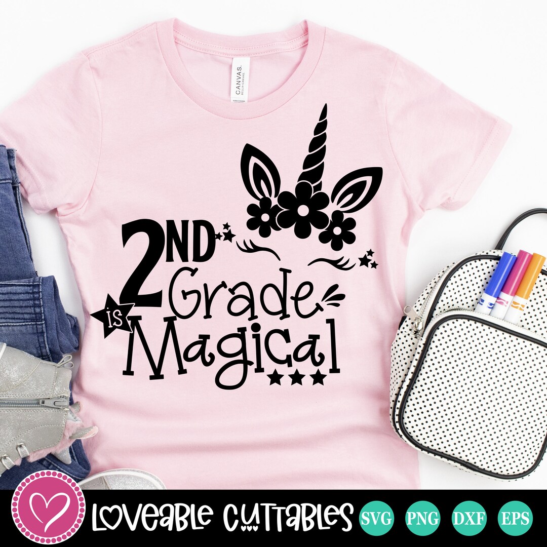 2nd Grade SVG, Back to School SVG, First Day of School SVG, Svg Files ...