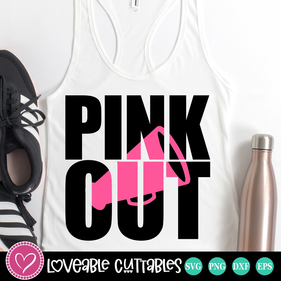 Pink Out SVG, Pink Out PNG, Breast Cancer SVG, Svg Files for Cricut and ...
