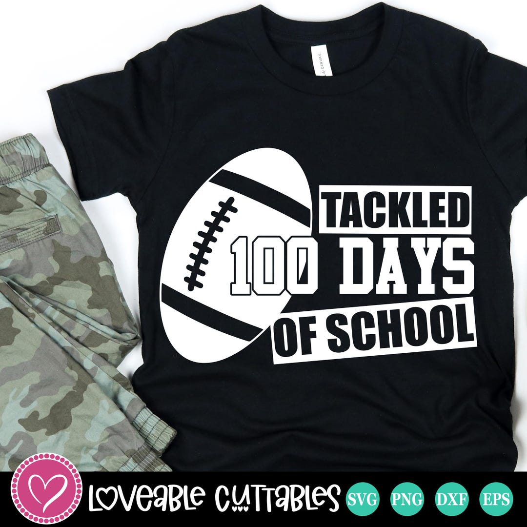 100 Days of School SVG, 100 Days of School PNG, Football SVG, Svg Files ...