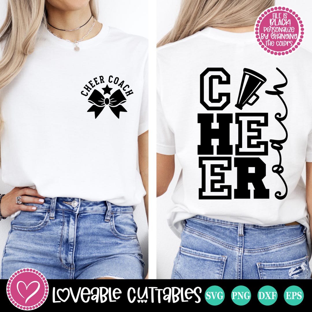Cheer Coach SVG, Cheer SVG, Cheerleader Svg,.svg Files for Cricut and ...