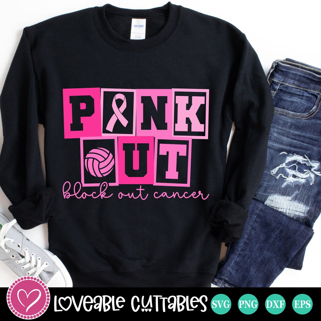 Pink Out SVG, Pink Out PNG, Breast Cancer SVG, Svg Files for Cricut and ...