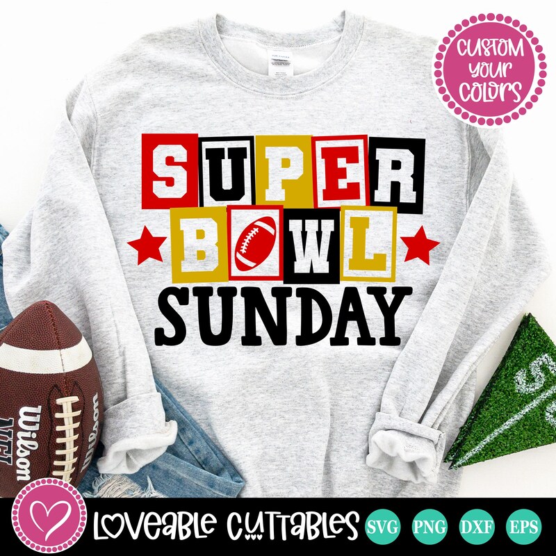 Super Bowl Svg - Etsy