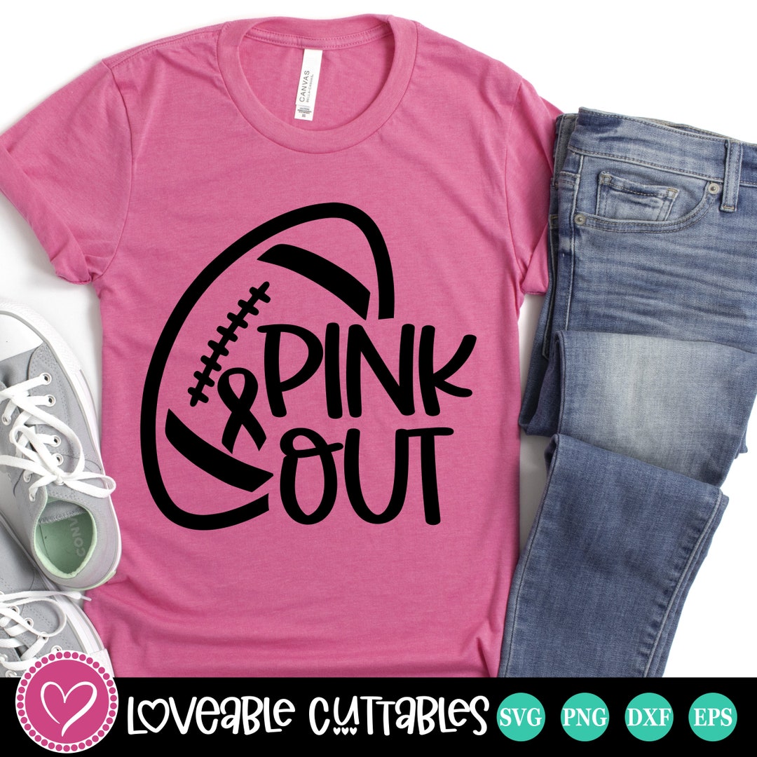 Pink Out SVG, Pink Out PNG, Breast Cancer SVG, Svg Files for Cricut and ...