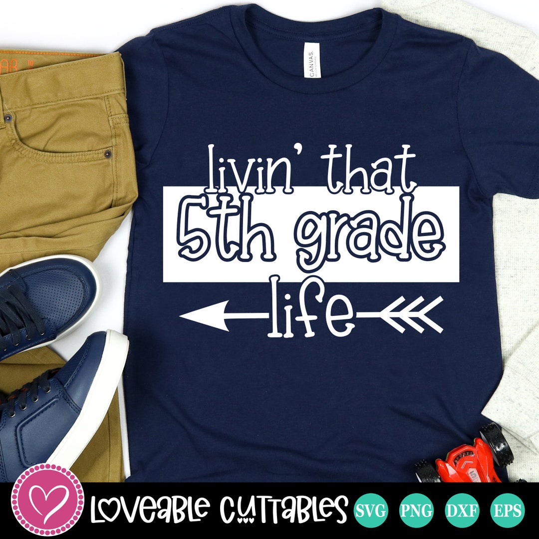 5th Grade SVG, Back to School SVG, First Day of School SVG, Svg Files ...
