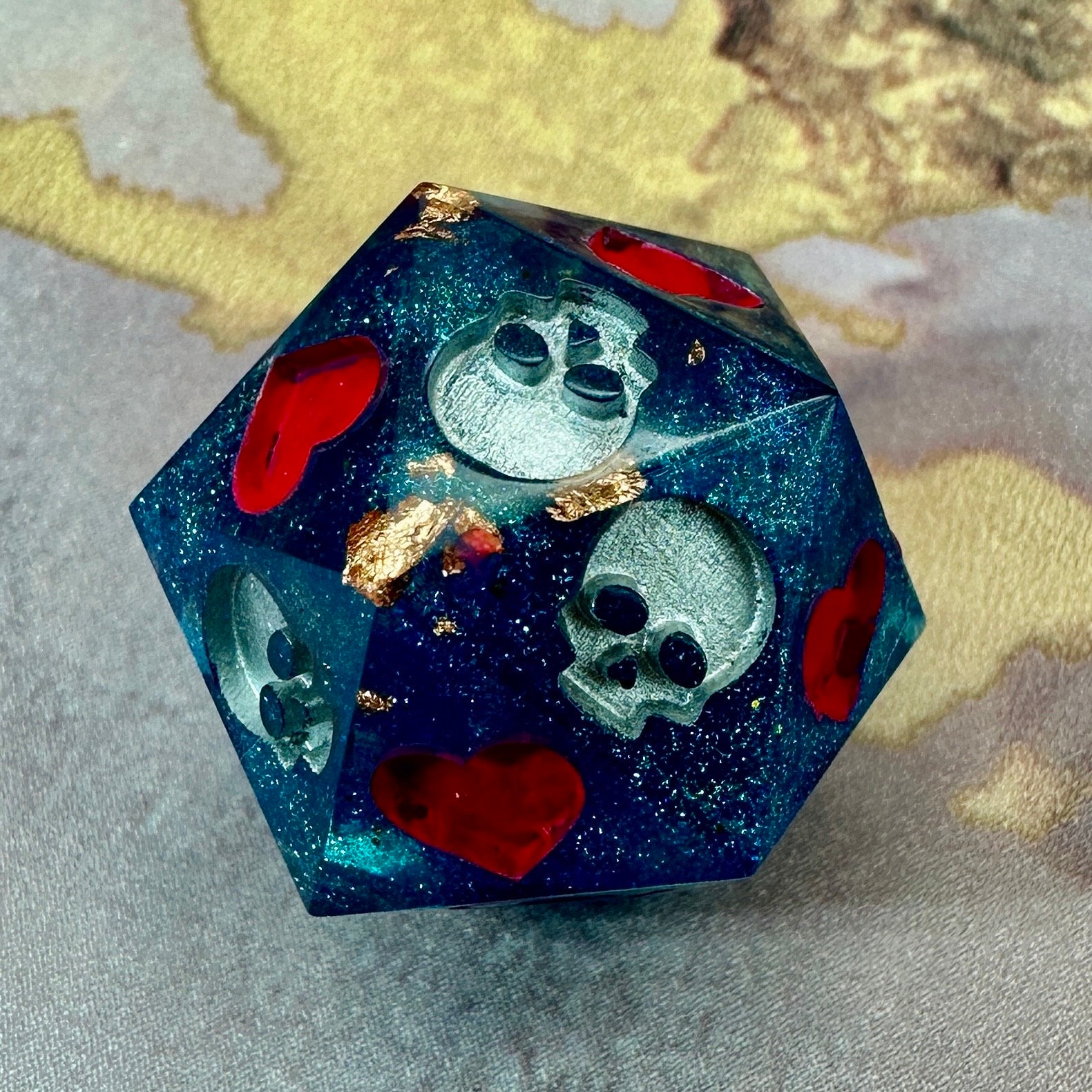 Blue Colourshift Death Save D20 TTRPG / This Could Go Either - Etsy