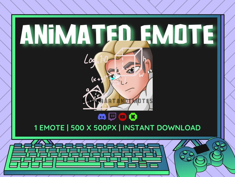 ANIMATED EMOTE Sova Calculating Meme Valorant for Live - Etsy