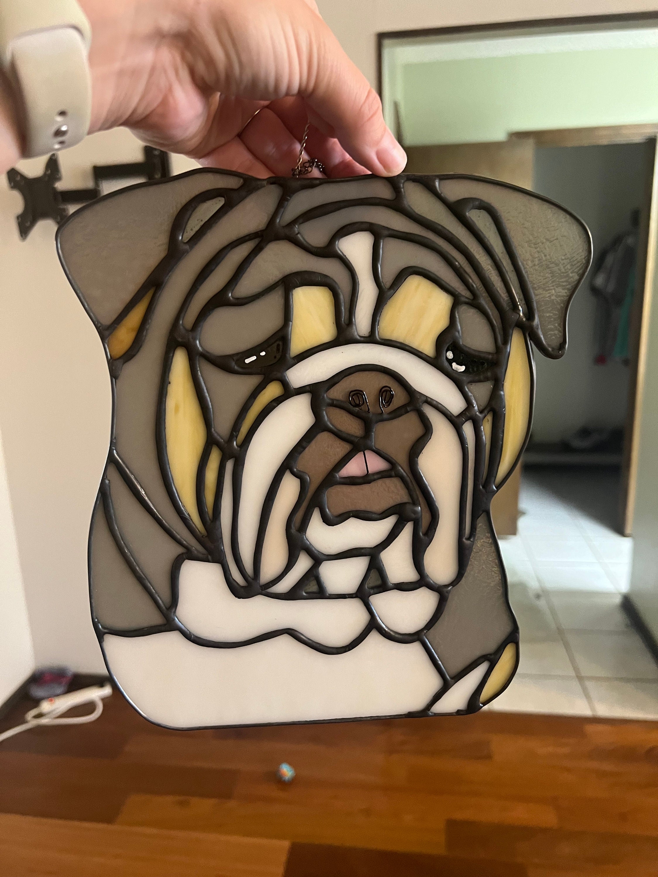 Pet Portraits Stained Glass Customs - Etsy