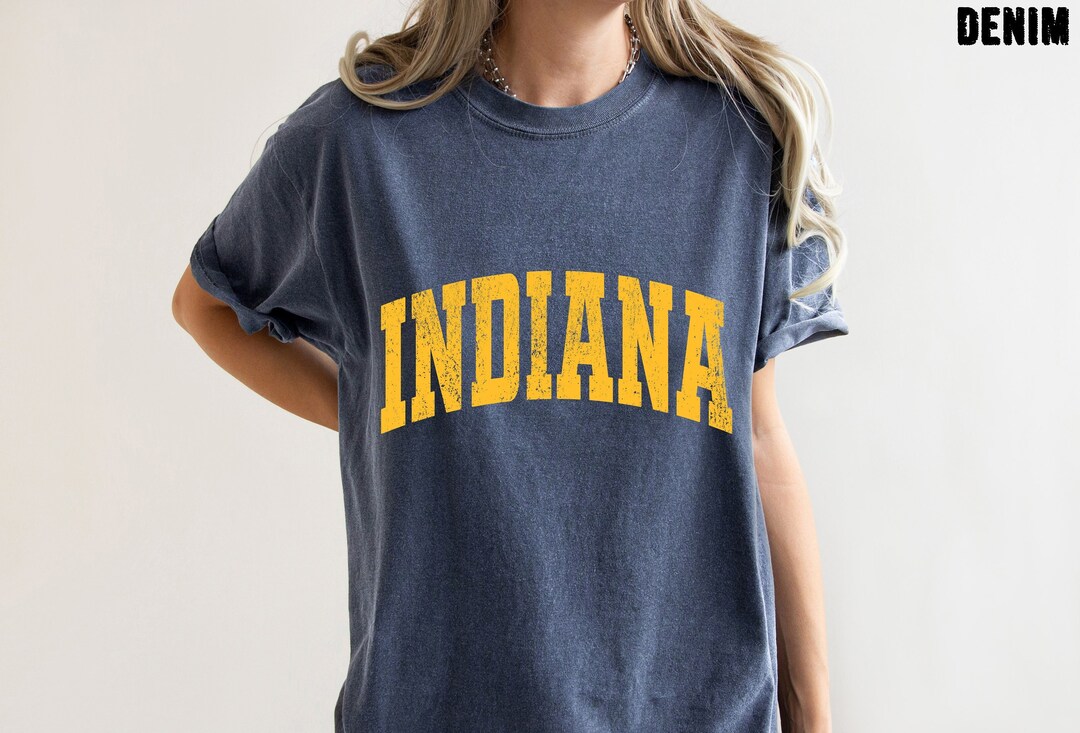 Indiana Oversized Tshirt, Indiana Shirt, Indiana Apparel, Comfort ...