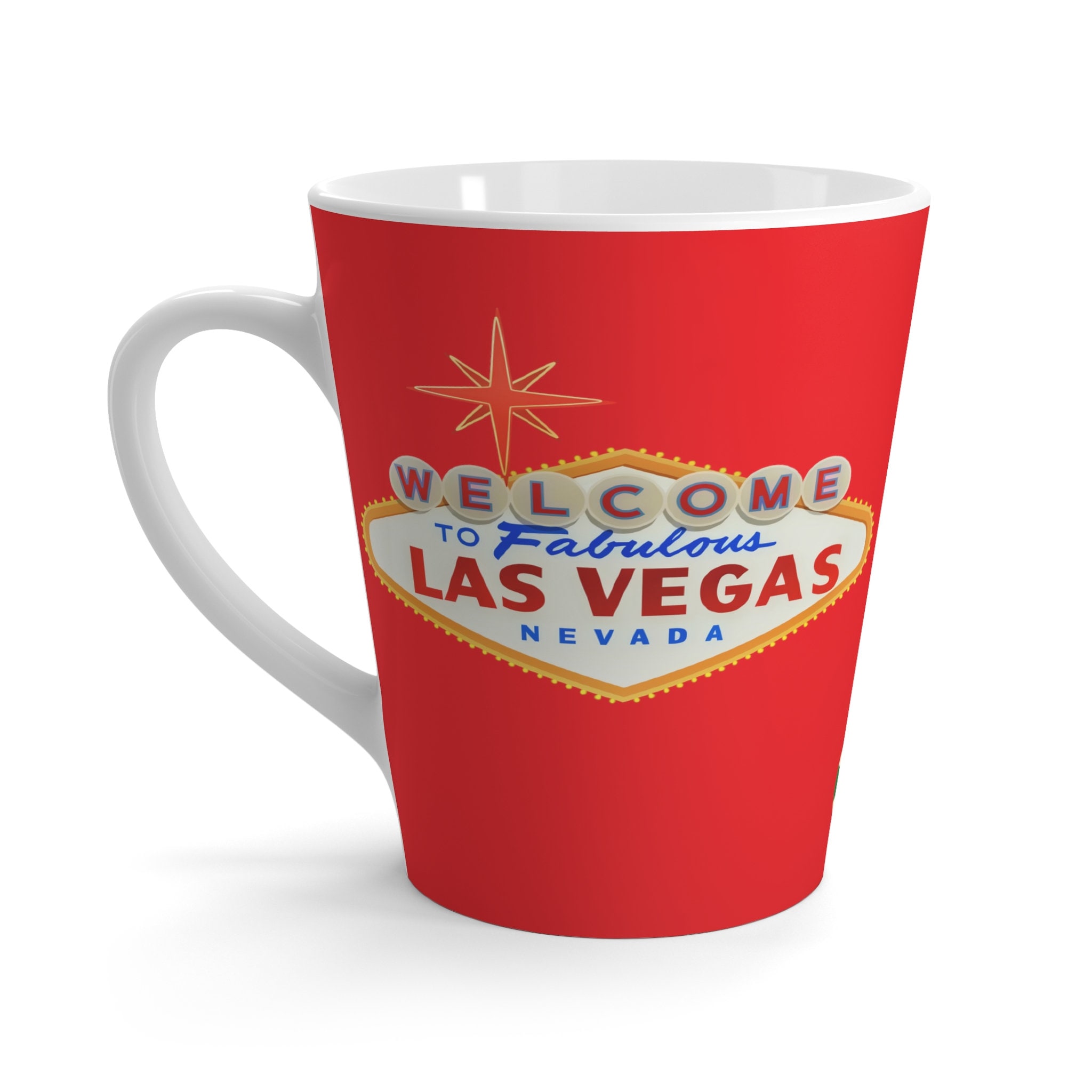 Las Vegas CUSTOM Latte Coffee Cup, Nice Las Vegas Memory, Great Las ...