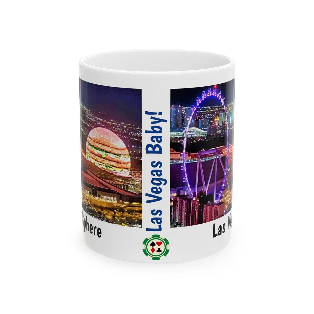 Las Vegas SPHERE Coffee Cup, Unique Vegas Sphere Souvenir, Ceramic Mug ...