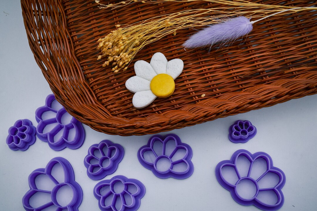 Daisy Cutter (8 Sizes) / Cutter / Polymer Clay Cutter / Polymer Clay ...