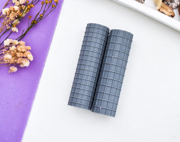 Roller Square Texture/ 2 Types/ Polymer Clay/ Polymerclay/ Texture - Etsy