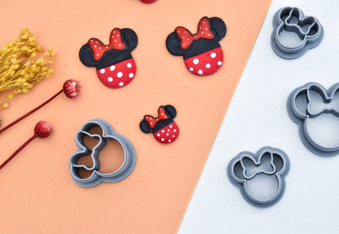 Minnie Mouse Silhouette Clay Cutter/ 8 Sizes/ Clay Cutter/ Polymer Clay ...