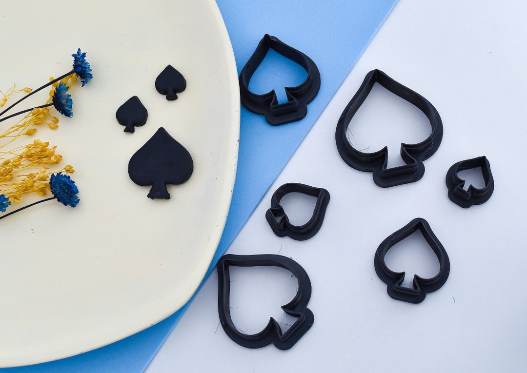 Spade Stick Cutter / 12 Sizes / Mold / Cutter / Polymer Clay Cutter ...