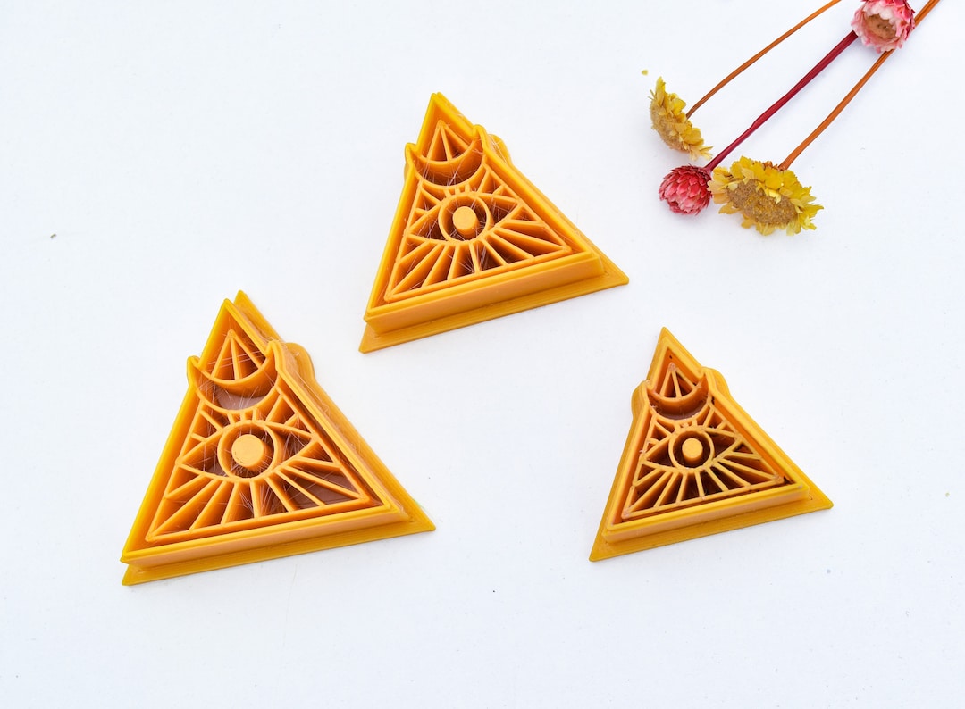 Masonic Pyramid Cutter / 5 Sizes / Cutter / Polymerclaycutter / Polymer ...