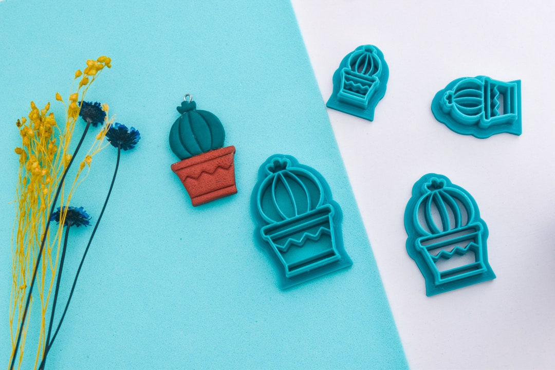 Cactus Cutter 2 / 6 Sizes/ Clay/ Polymerclaycutter/ Clay Cutter/mold - Etsy