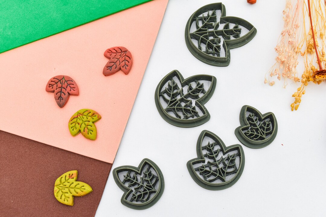 Autumn Leaf Cutter V2/ 5sizes/ Clay Cutter/ Claycutter/ Polymer Clay ...