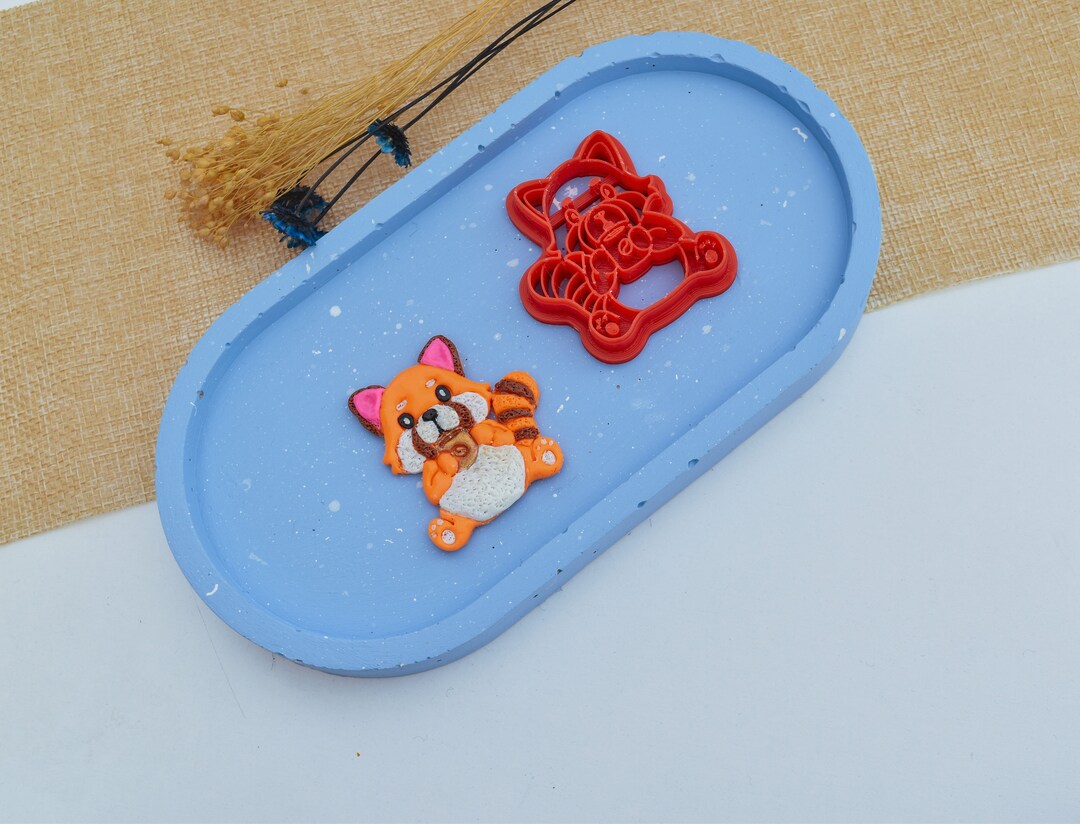 Red Panda Bear Cutter/ 5 Sizes/ Polymerclay Cutter/ Polymerclaycutter ...