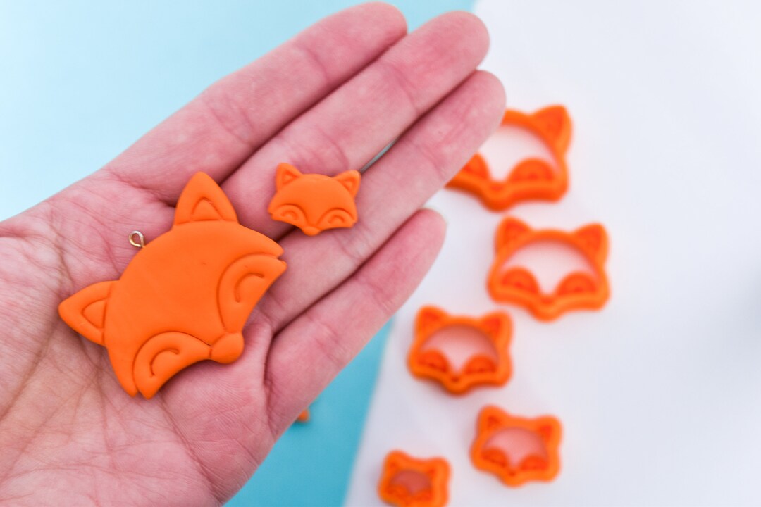 Fox Head Cutter/ 5 Sizes/ Clay Cutter/ Clay Cutter/ Polymer Clay ...
