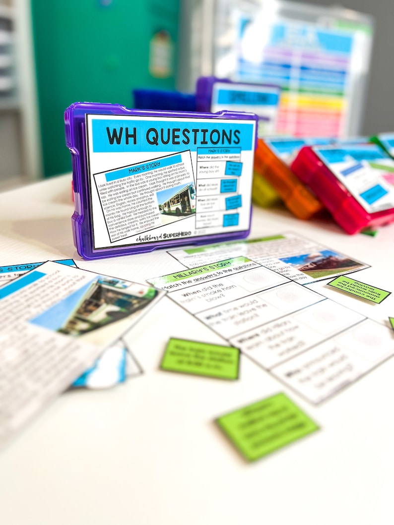 ELA Task Boxes: Set 1 (grades 3-5) With Carrying Case - Etsy